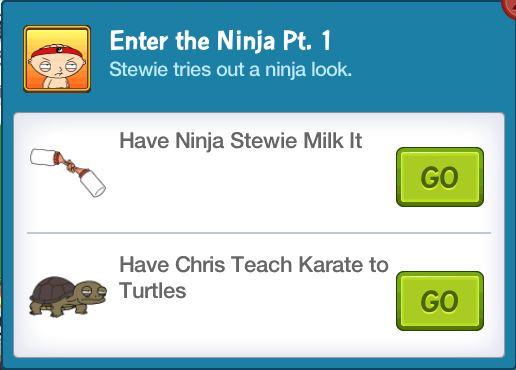Enter the Ninja | Family Guy: The Quest for Stuff Wiki | Fandom