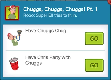 Chuggs, Chuggs, Chuggs! | Family Guy: The Quest for Stuff Wiki | Fandom