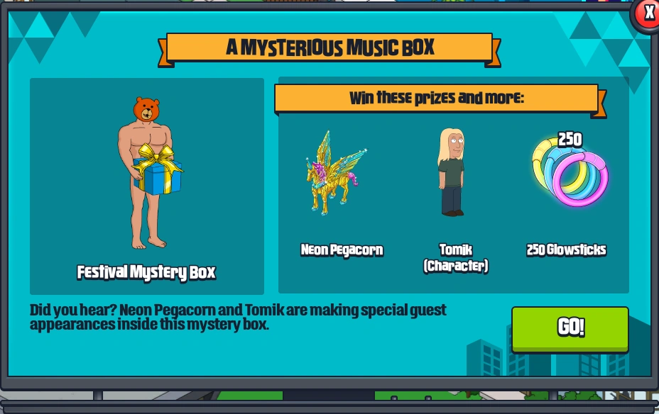Festival Mystery Box | Family Guy: The Quest for Stuff Wiki | Fandom
