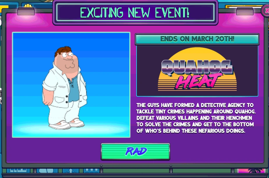 Quahog Heat | Family Guy: The Quest for Stuff Wiki | Fandom
