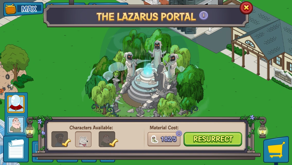 Lazarus Portal | Family Guy: The Quest for Stuff Wiki | Fandom