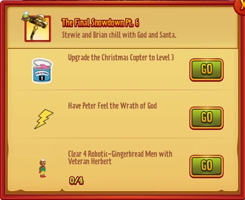 The Final Snowdown | Family Guy: The Quest for Stuff Wiki | Fandom