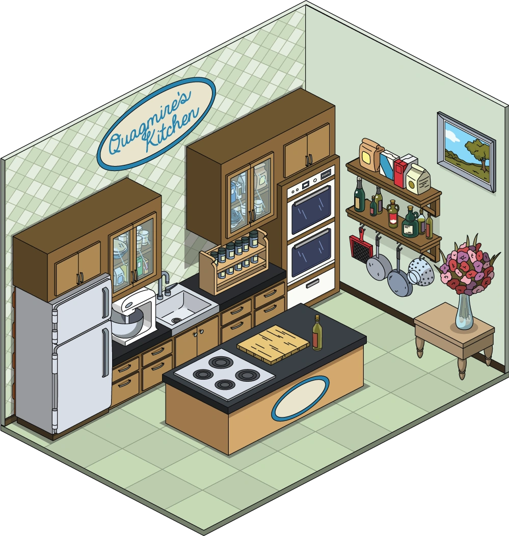 Quagmire's Kitchen Set | Family Guy: The Quest for Stuff Wiki | Fandom