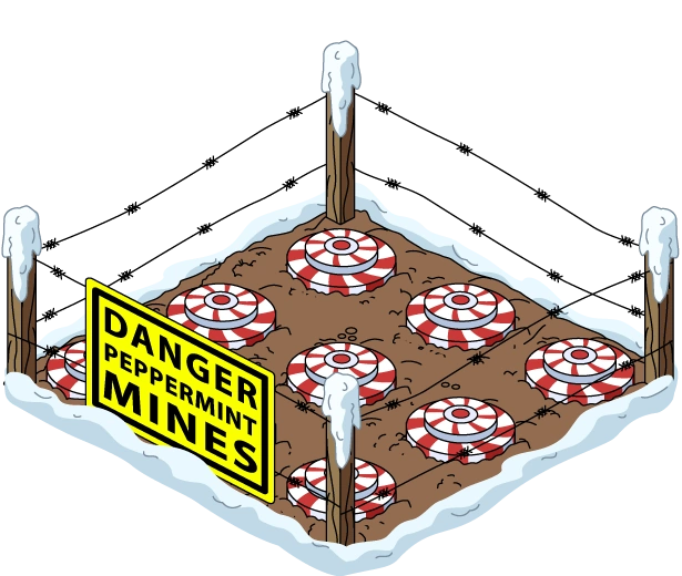Peppermint Mine Field | Family Guy: The Quest for Stuff Wiki | Fandom
