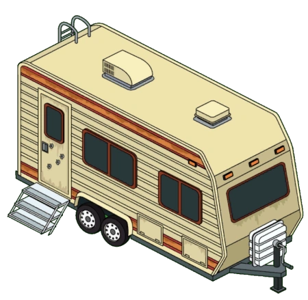 Bryan Cranston's Trailer | Family Guy: The Quest for Stuff Wiki | Fandom