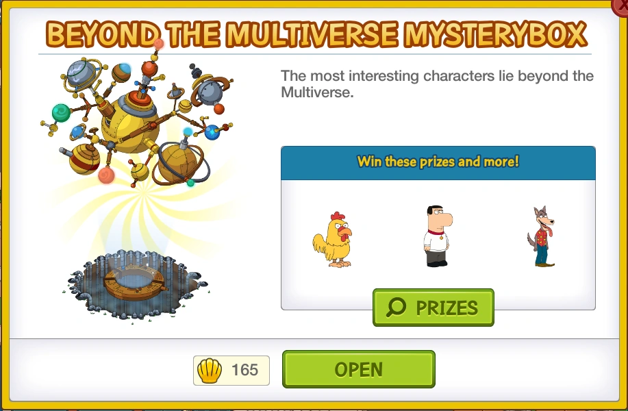 Beyond the Multiverse Mystery Box | Family Guy: The Quest for Stuff ...