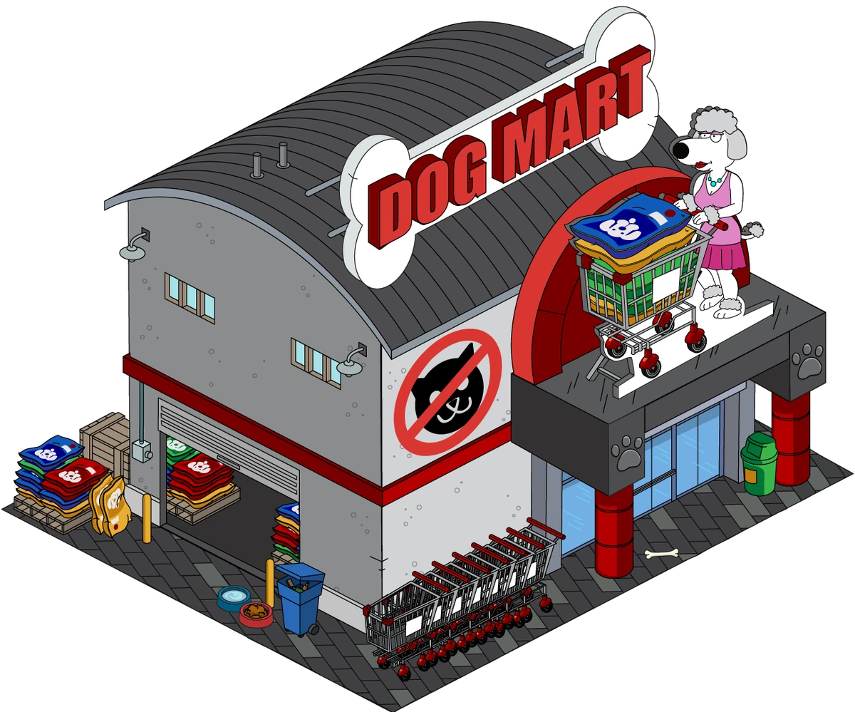 Dog Mart SuperStore | Family Guy: The Quest for Stuff Wiki | Fandom