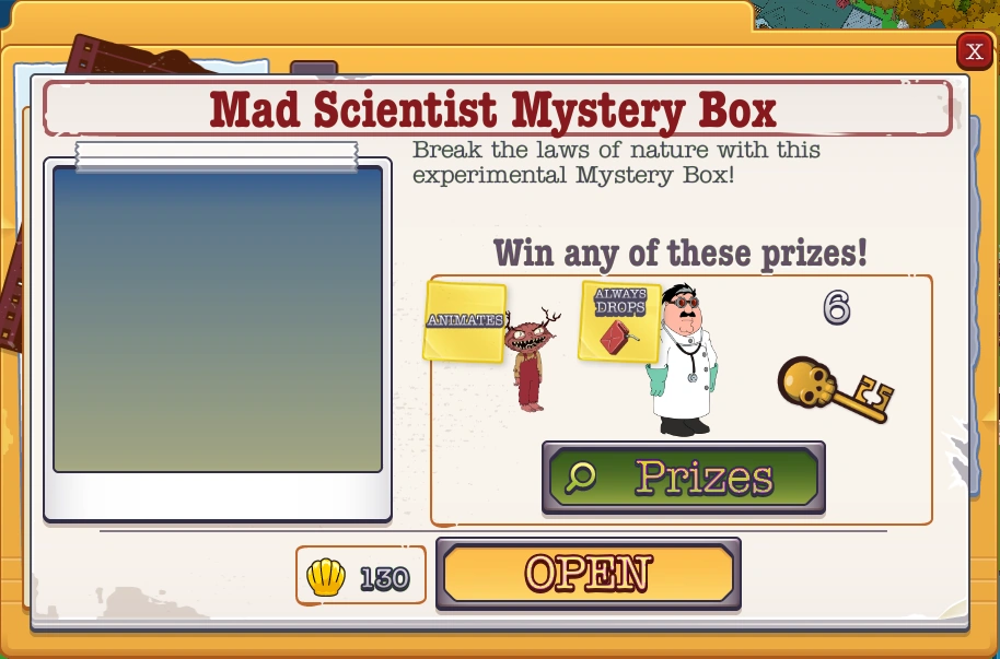 Mad Scientist Mystery Box | Family Guy: The Quest for Stuff Wiki | Fandom