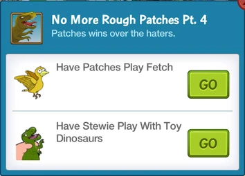No More Rough Patches | Family Guy: The Quest for Stuff Wiki | Fandom