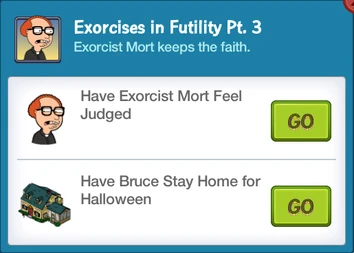 Exorcises in Futility | Family Guy: The Quest for Stuff Wiki | Fandom