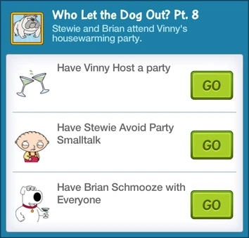 Who Let the Dog Out | Family Guy: The Quest for Stuff Wiki | Fandom