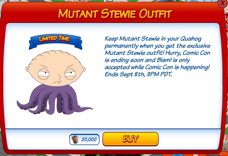 Stewie Griffin Duck Costume