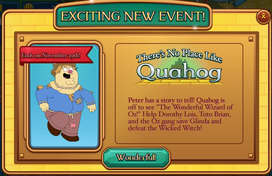 There's No Place Like Quahog | Family Guy: The Quest for Stuff Wiki ...