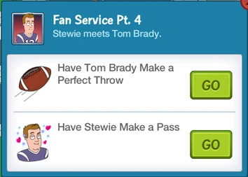 Fan Service | Family Guy: The Quest for Stuff Wiki | Fandom