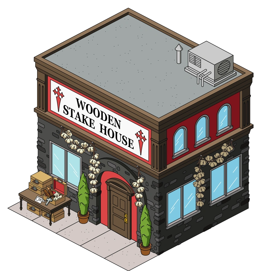 Wooden Stake House | Family Guy: The Quest for Stuff Wiki | Fandom