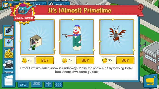 Cutaway Weekend | Family Guy: The Quest for Stuff Wiki | Fandom