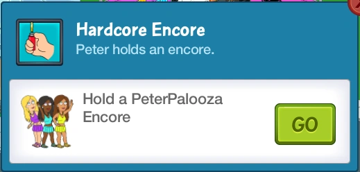 Hardcore Encore | Family Guy: The Quest for Stuff Wiki | Fandom