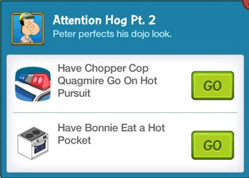 Attention Hog | Family Guy: The Quest for Stuff Wiki | Fandom