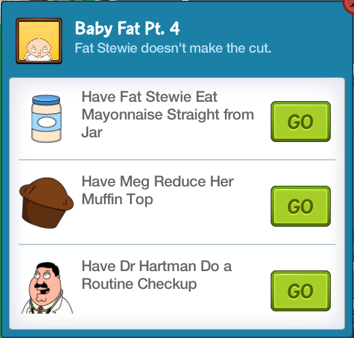 Baby Fat | Family Guy: The Quest for Stuff Wiki | Fandom