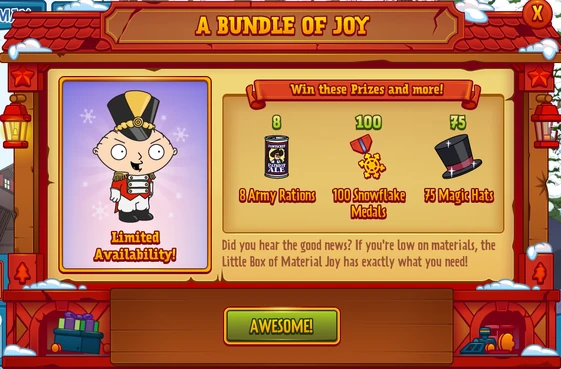 Little Box of Material Joy | Family Guy: The Quest for Stuff Wiki | Fandom