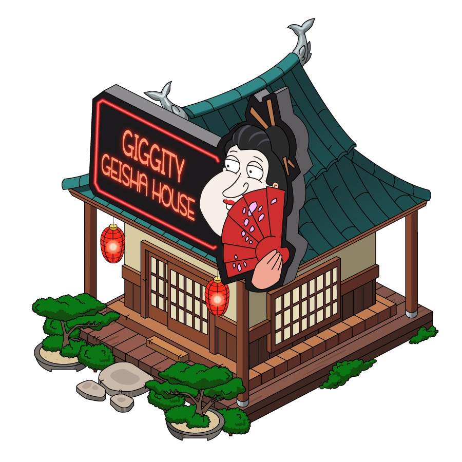 The Giggity Geisha House | Family Guy: The Quest for Stuff Wiki | Fandom