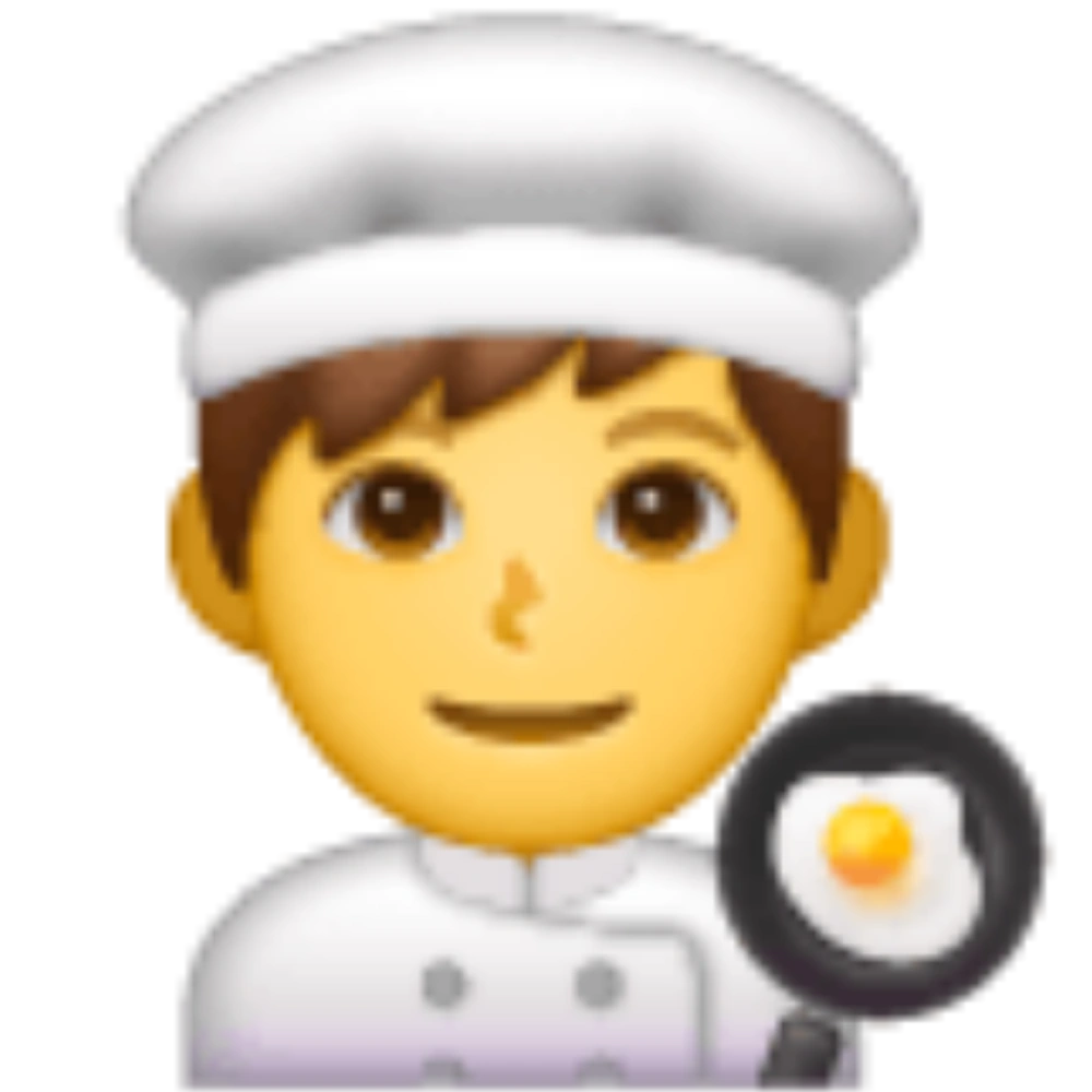 Man Cook Emoji | FamilyFun Wiki | Fandom