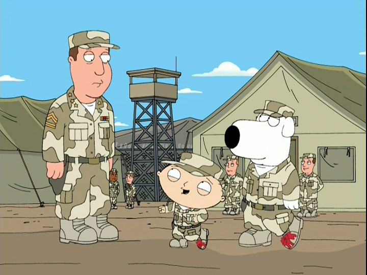 Family Guy Stewie And Brian In The Army