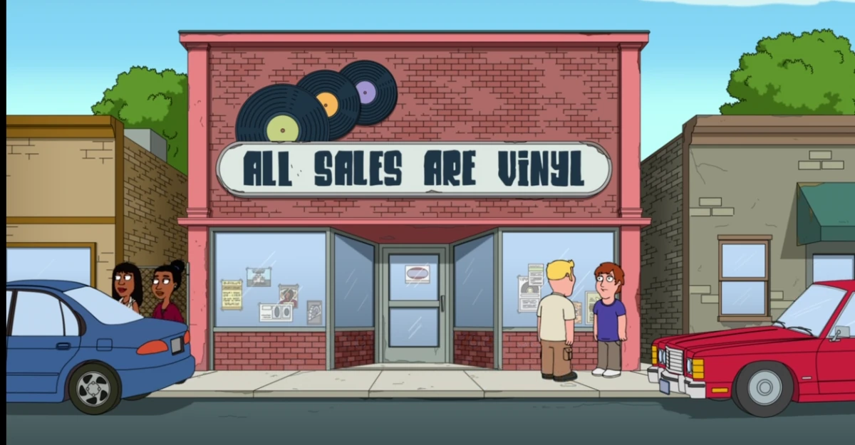 All Sales Are Vinyl | Family Guy Wiki | Fandom
