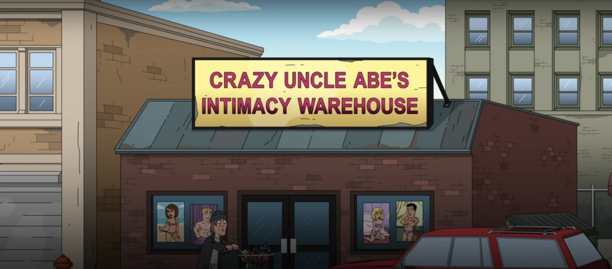 Crazy Uncle Abe's Intimacy Warehouse | Family Guy Wiki | Fandom