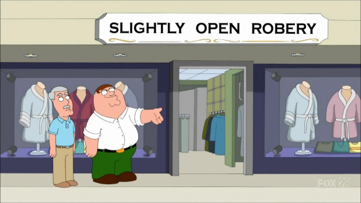 Slightly Open Robery | Family Guy Wiki | Fandom