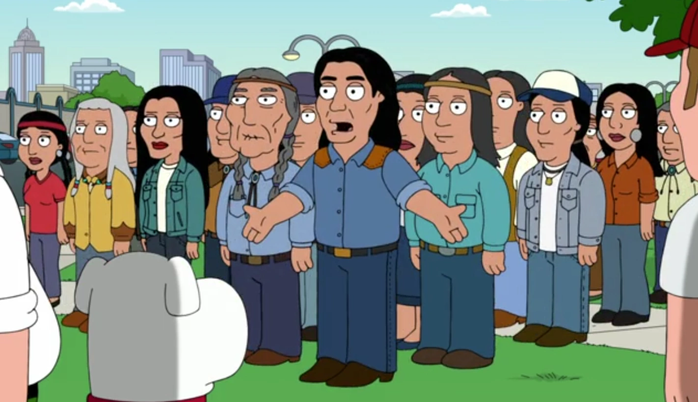 Native Indian Family Guy