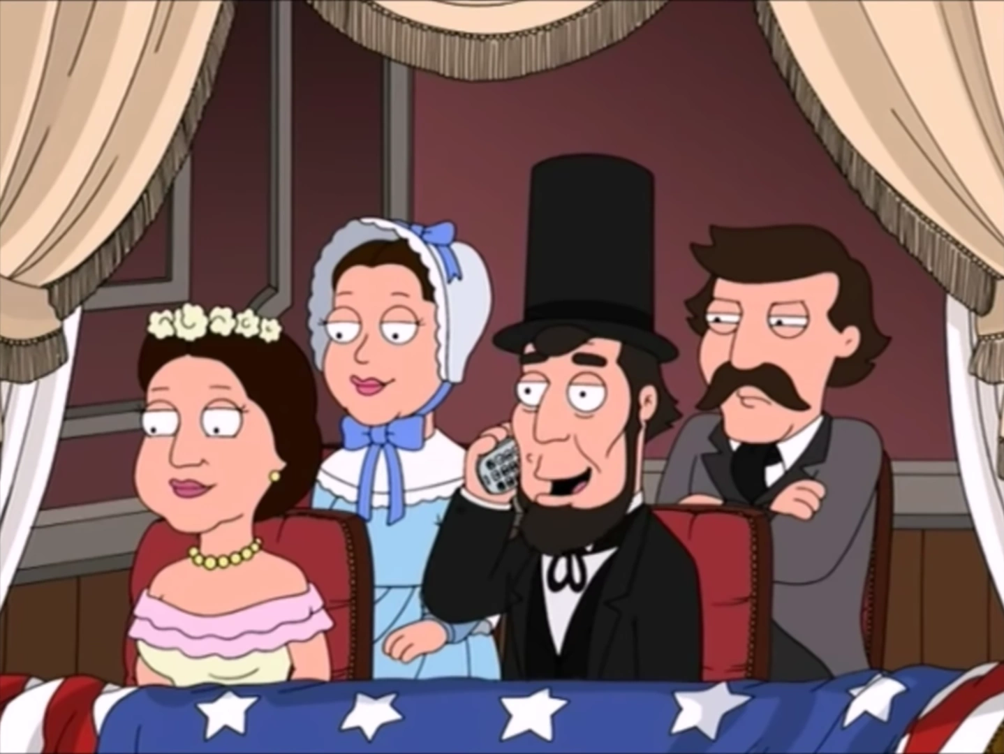 Abraham Lincoln Assassination Cartoon