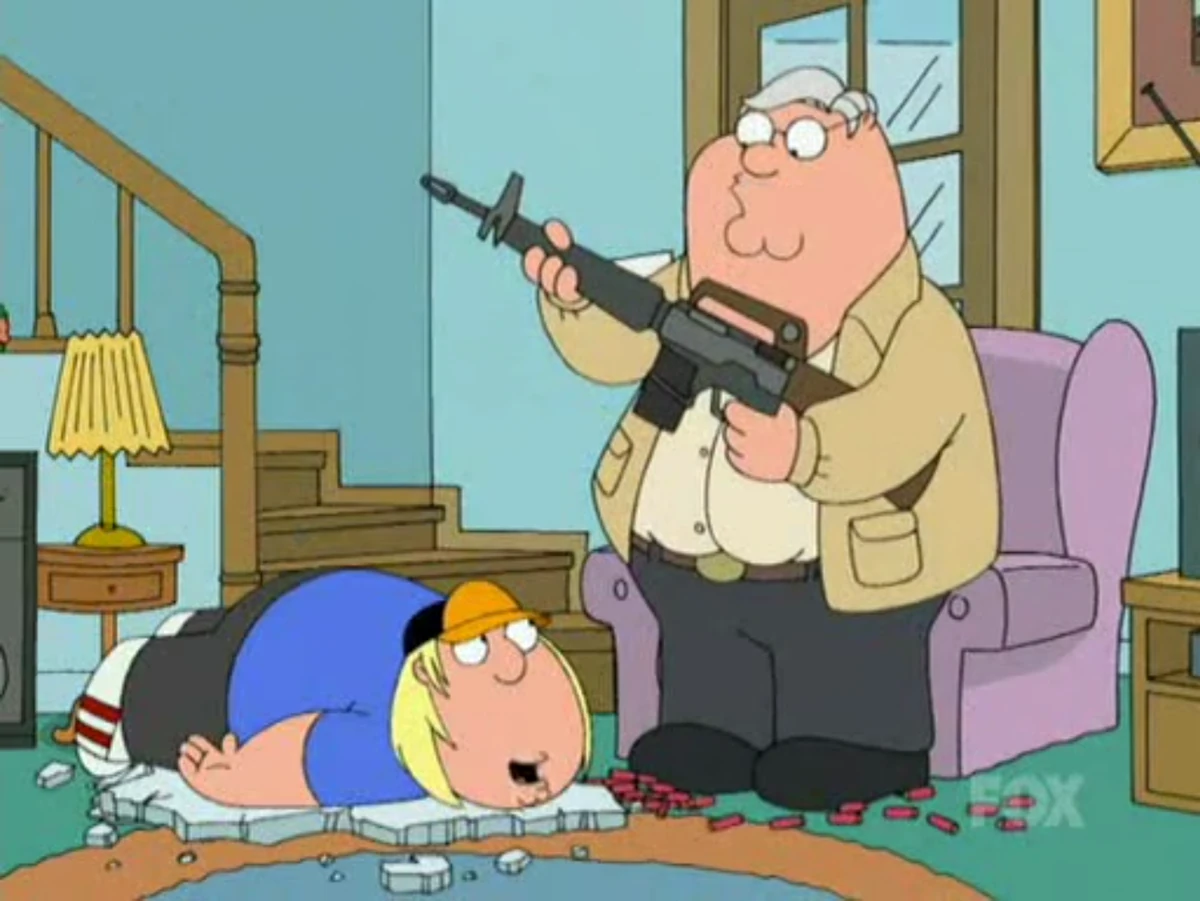 Chris' Ceiling Gag | Family Guy Fanon Wiki | Fandom