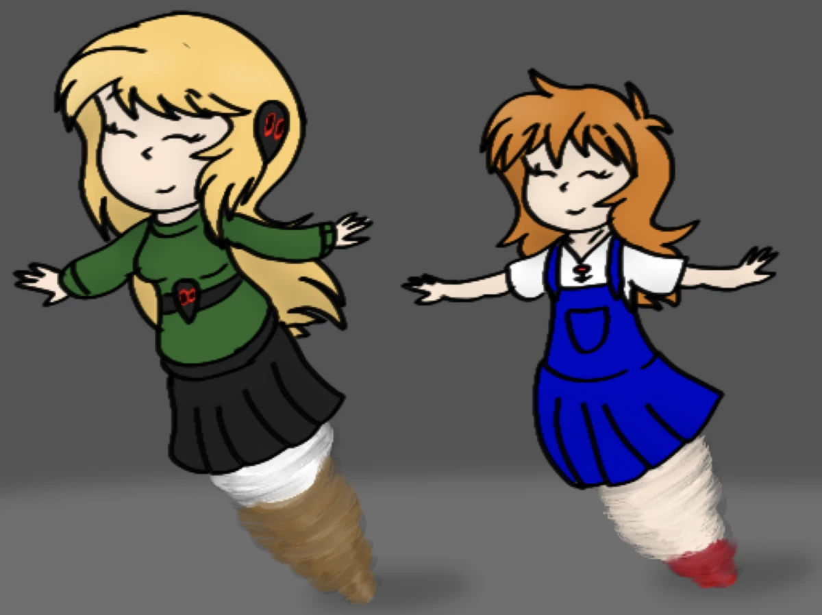Sayna and Scarlett | Fan Animated Spinning Wiki | Fandom