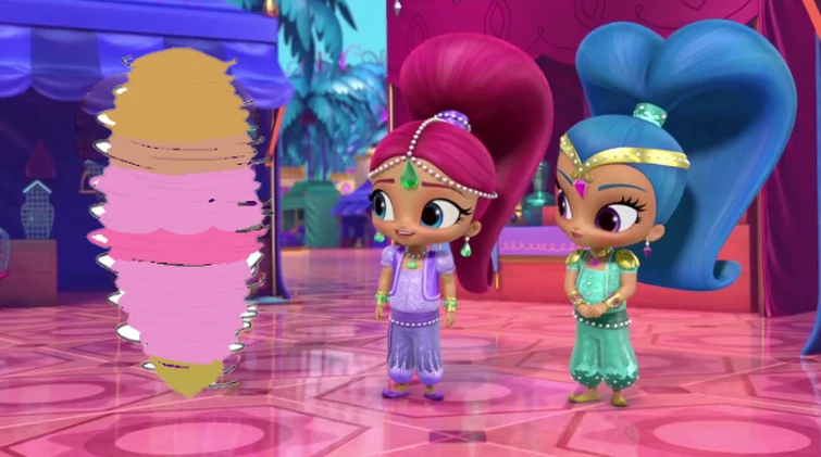 Leah doing spinning with shimmer and shine | Fan Animated Spinning Wiki ...
