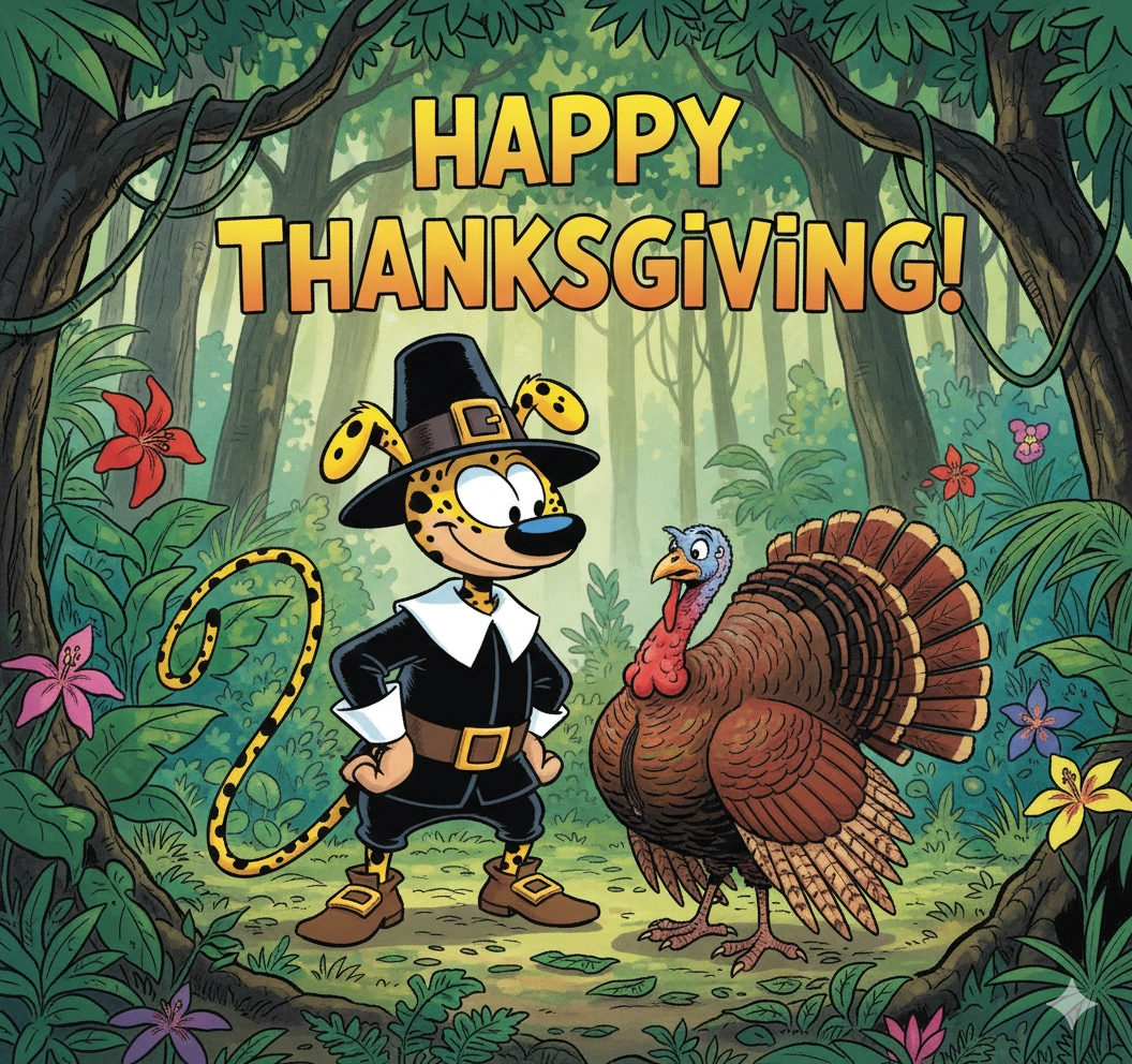 Marsupilami's Thanksgiving (Bing AI stuff) | Fan art Fun Wiki | Fandom