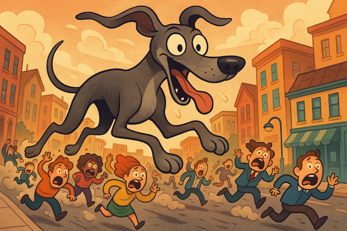 A giant dog attacking the city (Copilot AI stuff) | Fan art Fun Wiki | Fandom