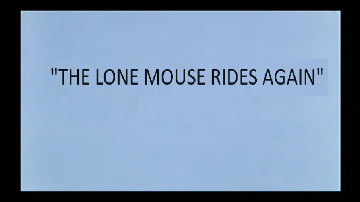Mickey Mouse - The Lone Mouse Rides Again (1936) (Technicolor) (Classic ...