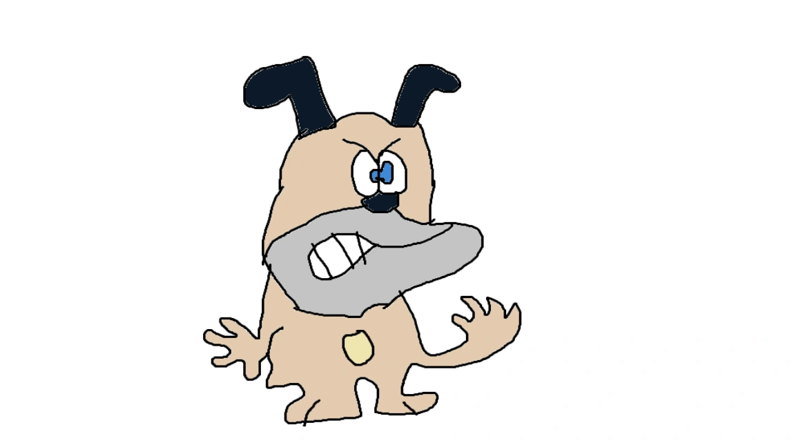 Butch Dog (John Kricfalusi style) (art STUFF) | Fan art Fun Wiki | Fandom