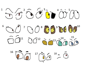 Eye Styles 2 (DeviantArt stuff) | Fan art Fun Wiki | Fandom