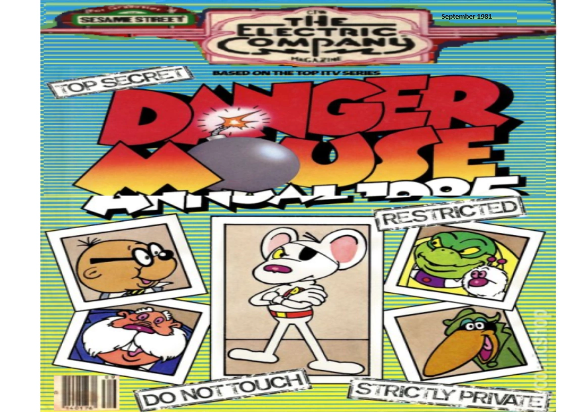 The Electric Company Magazine - Danger Mouse (September 1981) (magazine ...