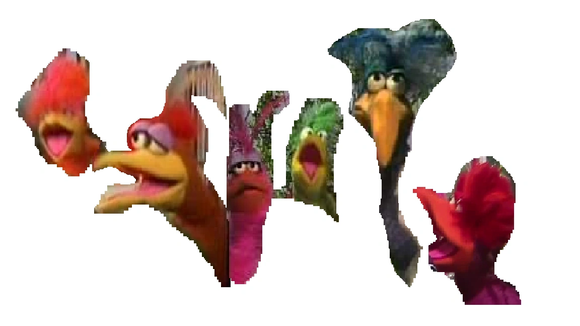 All 12s Harvey Clyde Doris Shirley Mel & Duke Birds V6 (YouTube Stuff ...