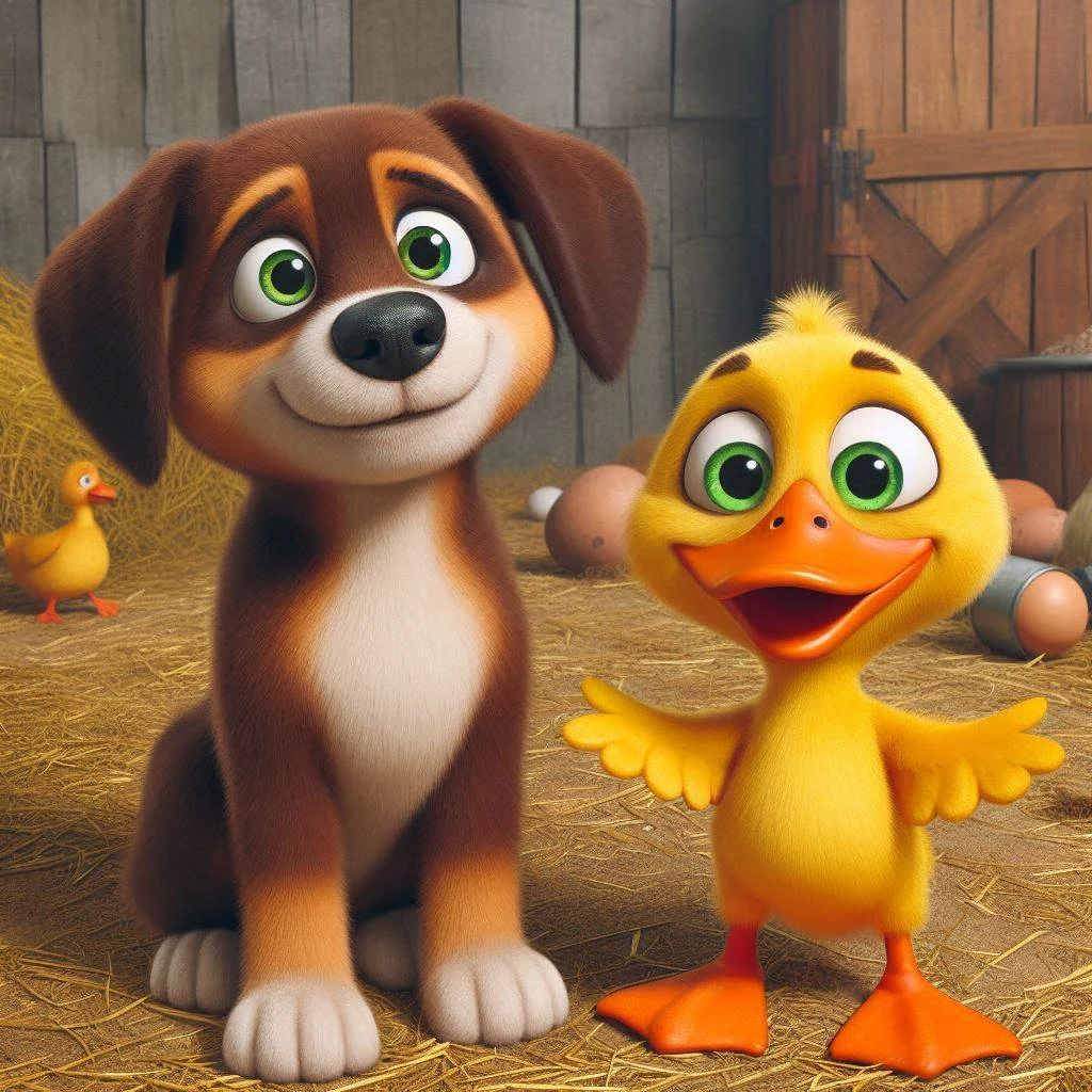 DANNY EL PERRO CALLEJERO y DRAKE JUNIOR EL PATITO AMARILLO (LA GRANJA ...