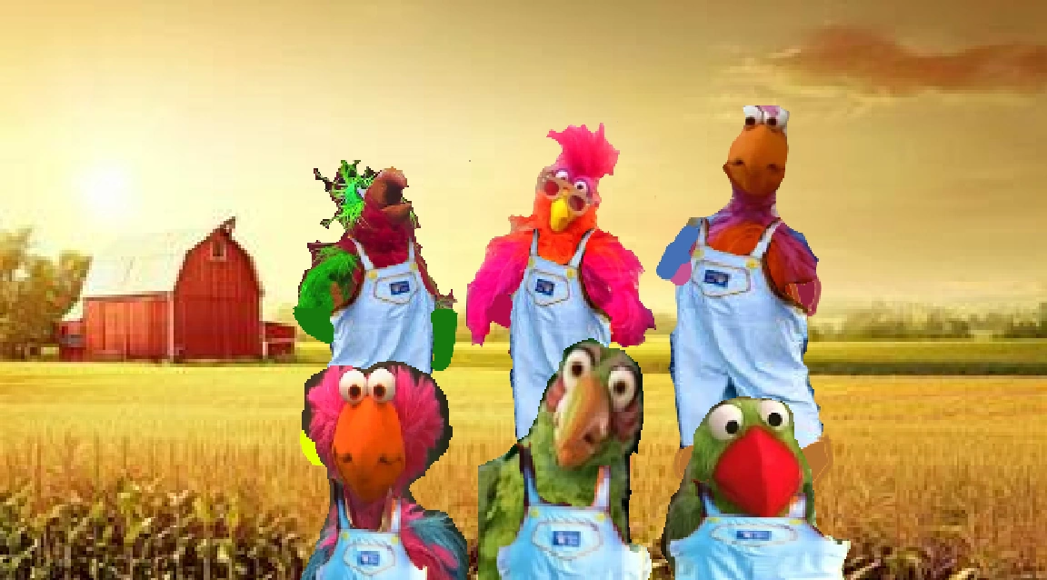 The Muppet Parrots on the Farm | Fan art Fun Wiki | Fandom
