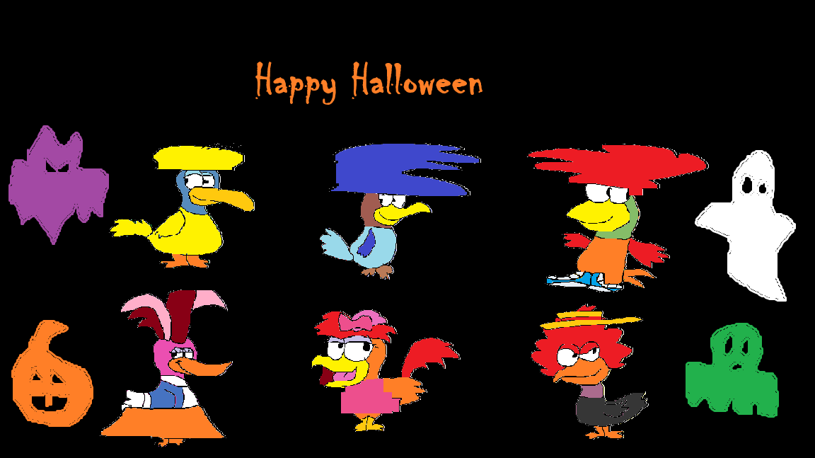 Happy Halloween from The Muppet Birds | Fan art Fun Wiki | Fandom