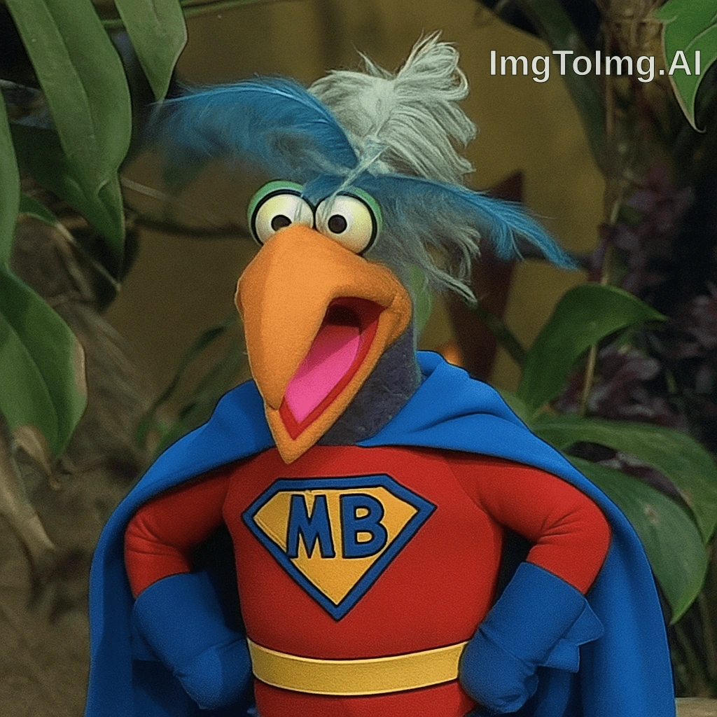 Mel Bird saves the day as "Bird-Man" | Fan art Fun Wiki | Fandom