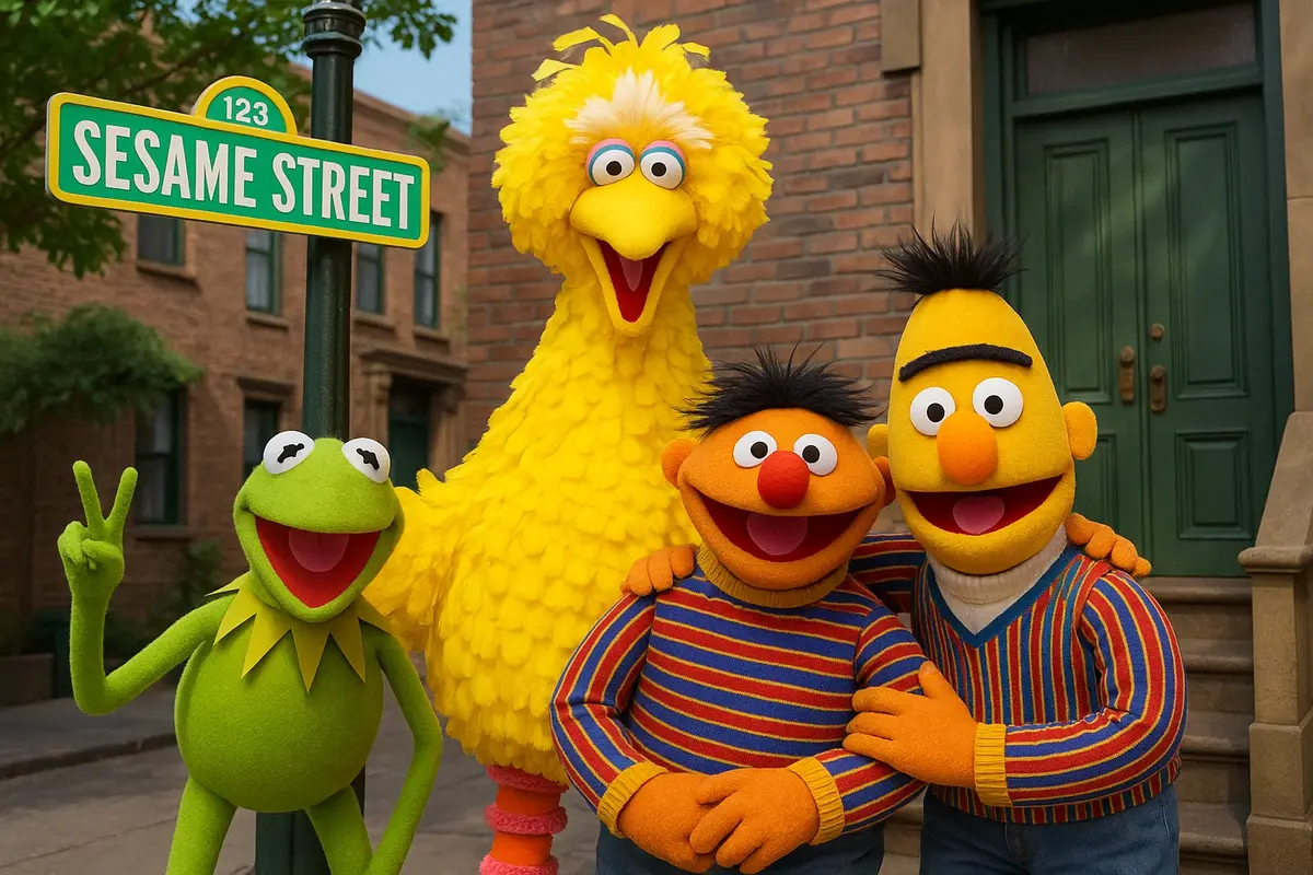 Kermit the Frog with Big Bird, Ernie and Bert by mnwachukwu16 ...