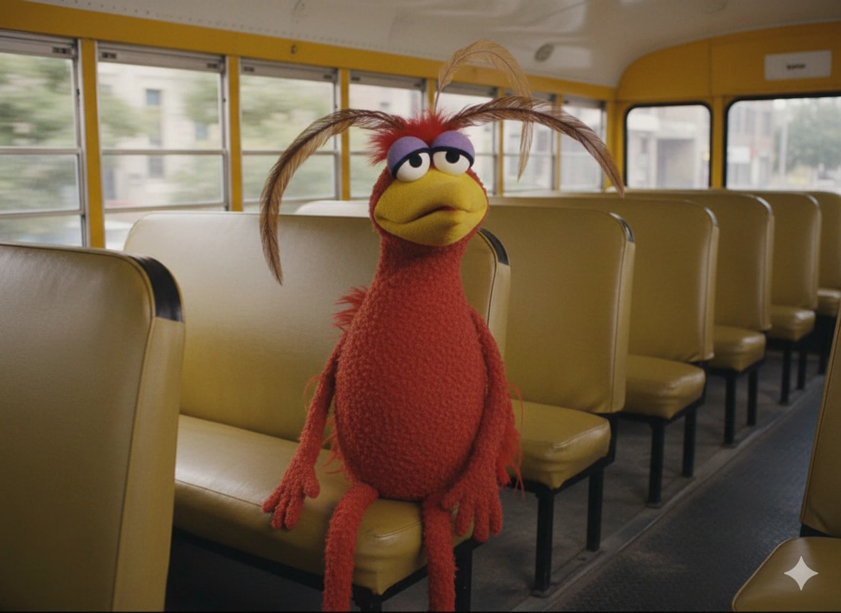 Harvey Bird in the school bus (Muppet Wiki stuff) | Fan art Fun Wiki ...