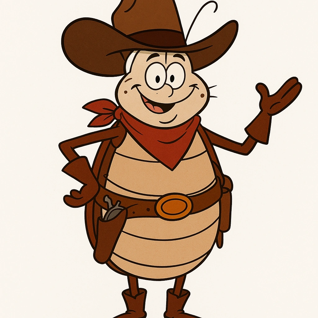 Rube Roach (RoboRoach) dressed as Cowboy | Fan art Fun Wiki | Fandom