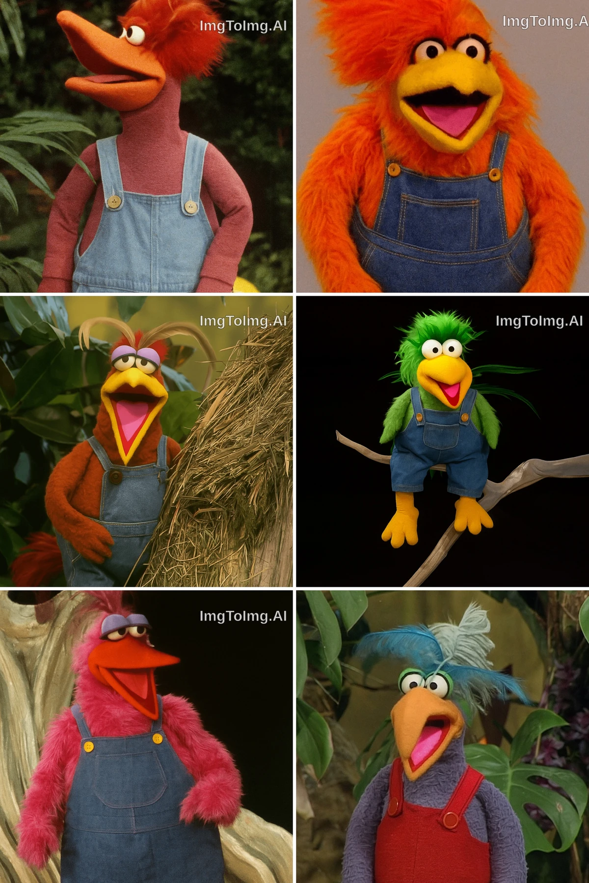 The Muppet Birds walk-arounds | Fan art Fun Wiki | Fandom